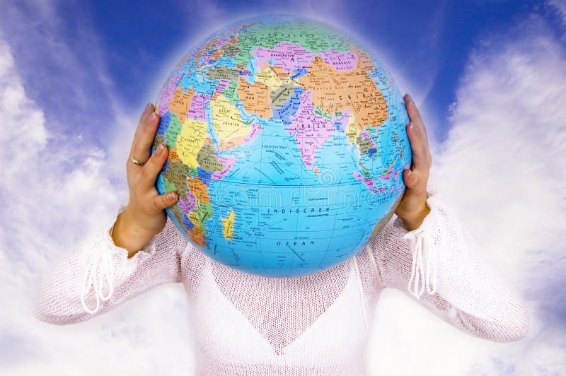 My world stock photo. Image of internet, blue, silhouette - 1312436