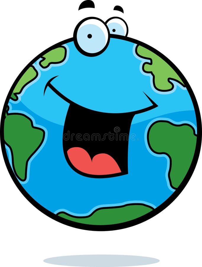 Earth Smiling stock vector. Illustration of environment - 10220110