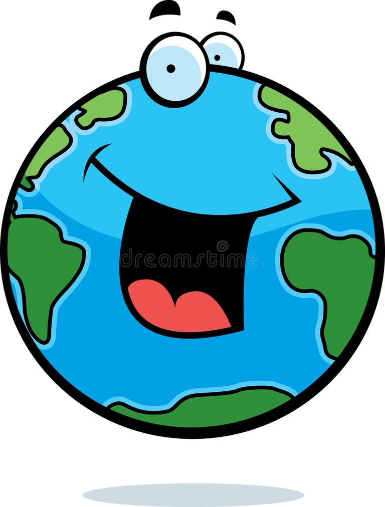 Smiling Cartoon Planet Earth Stock Illustrations – 3,924 Smiling ...