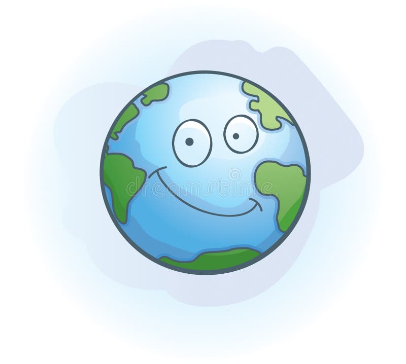 Earth Smiling stock vector. Illustration of smiling, planet - 11195453