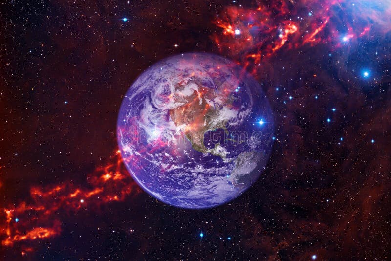 Earth. Solar System. Elements of this Image Furnished by NASA Stock ...