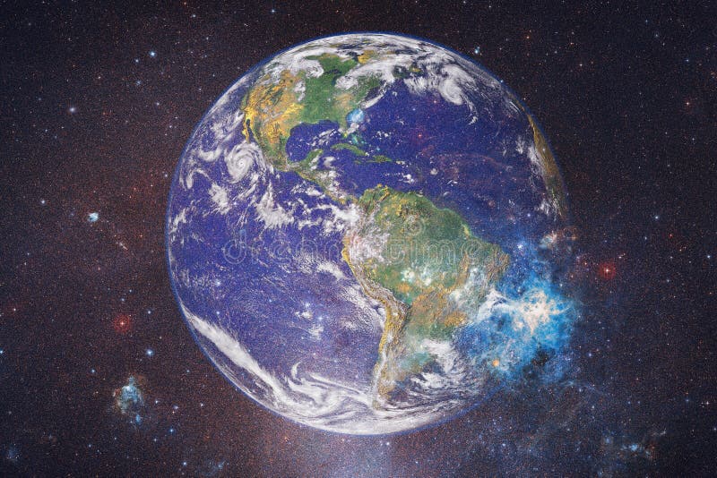 Earth. Solar System. Elements of this Image Furnished by NASA Stock ...