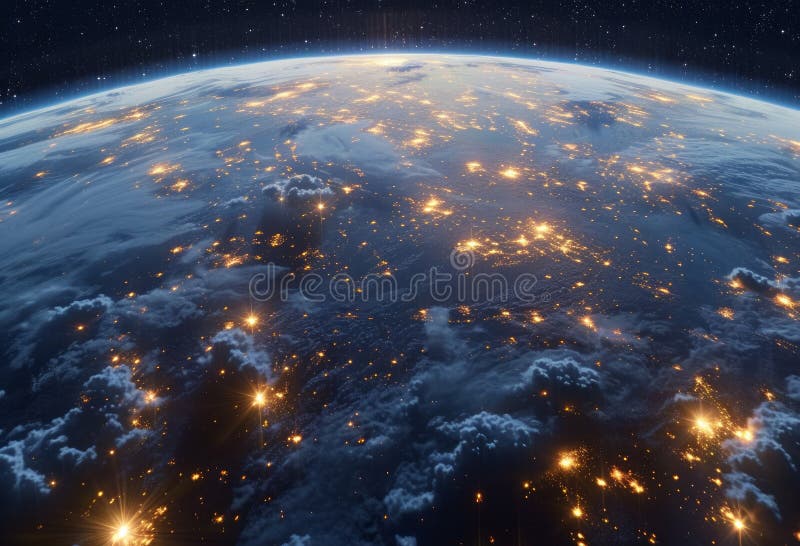 Earth Space High Quality Background Stock Photo - Image of abstract ...