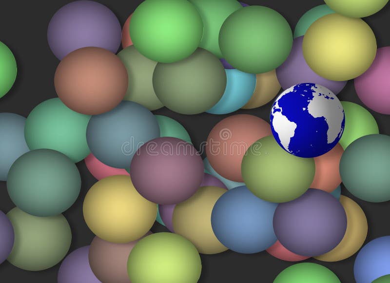 Earth Sphere stock illustration. Illustration of graphic - 12795580