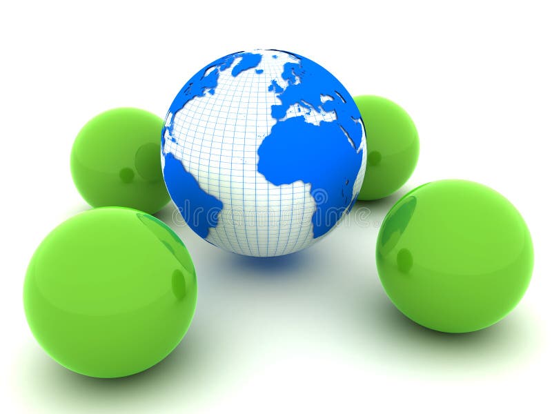 Earth sphere stock illustration. Illustration of globalecology - 14177530