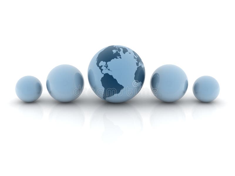 Earth sphere stock illustration. Illustration of conspicuous - 46492204