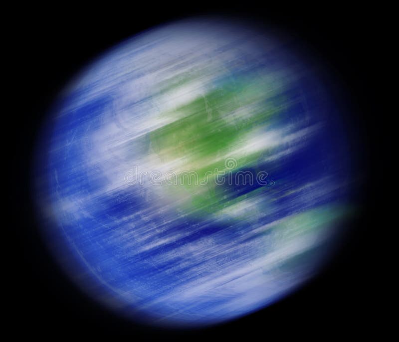 Earth spinning stock illustration. Illustration of astronomy - 18155103