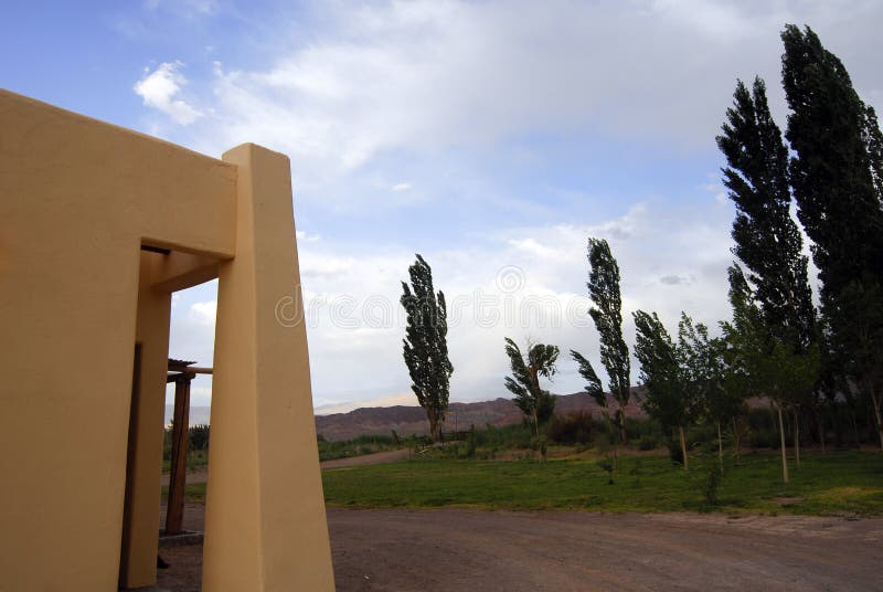 Earth Staple in Wood Construction Stock Photo - Image of condominium ...
