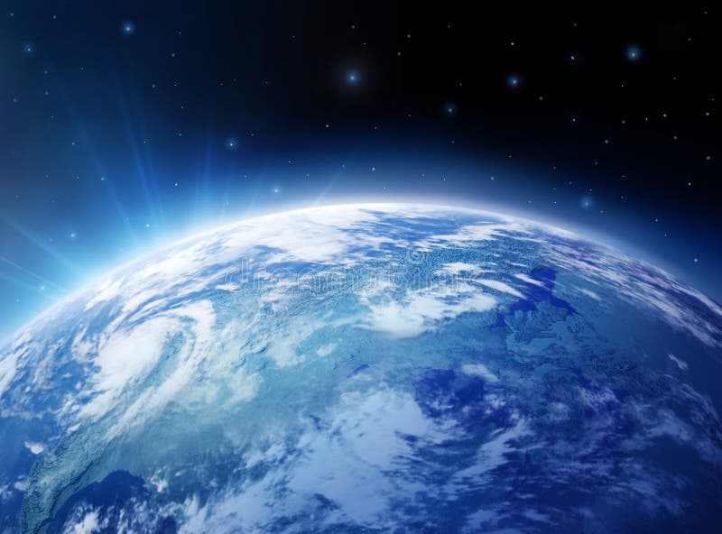 Earth and Stars stock illustration. Illustration of globe - 30839079