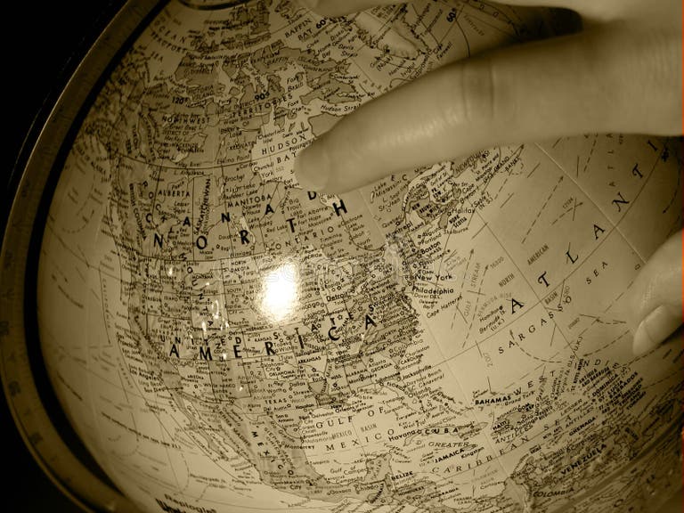 Earth Study 2 stock image. Image of villages, spinning, core - 20259