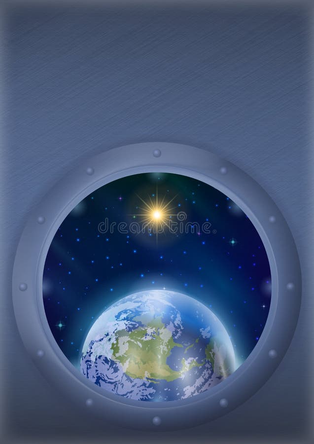 Window with space stock vector. Illustration of glass - 19029592