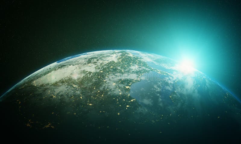 Zoom Background Earth Earth Sunrise Over The Earth Stock 500+ Free