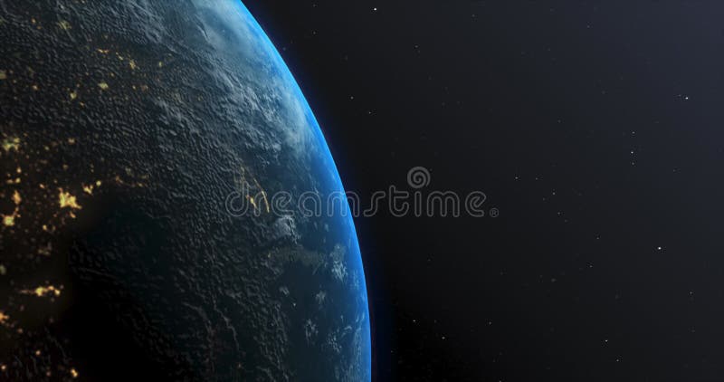 Earth Surface. Planet Orbit Stock Video - Video of global, world: 231367737