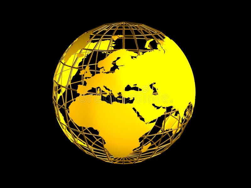 Earth symbol stock illustration. Illustration of model - 10732583