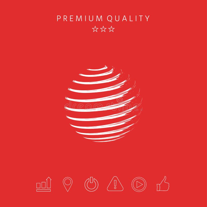 Earth symbol logo design stock vector. Illustration of concept - 115187858