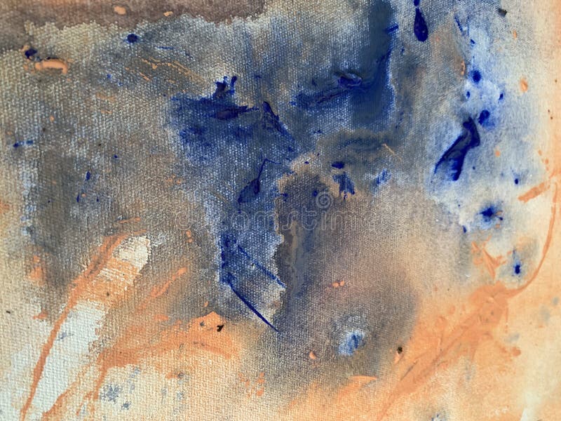 Earth Texture Form Acrylic Painting on Canvas Stock Image - Image of ...