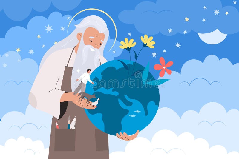Earth Theory Concept stock vector. Illustration of representation ...