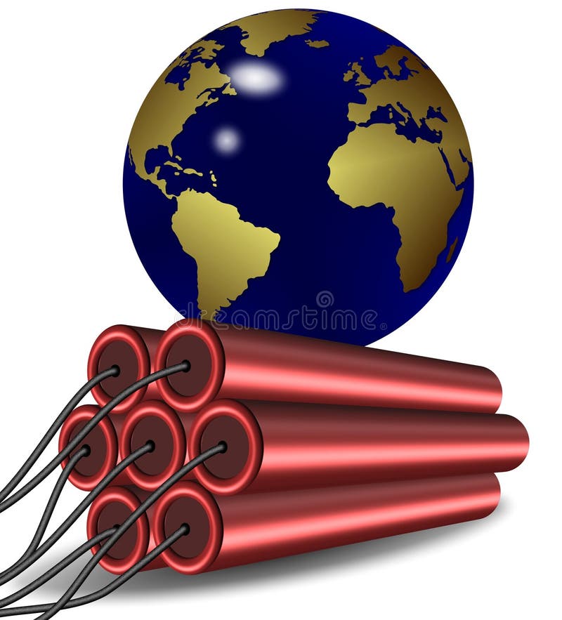 Earth Time Bomb Stock Illustrations – 191 Earth Time Bomb Stock ...