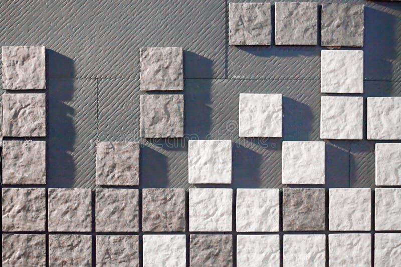 Two-tone Brick Wall. Orange and Gray. Stock Image - Image of brick ...