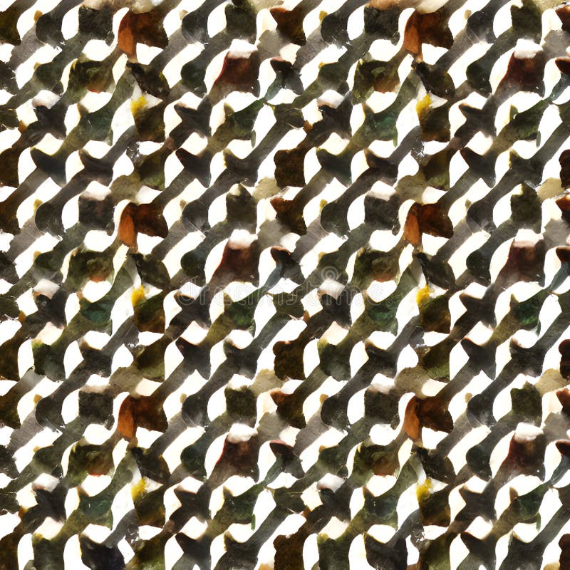 Earth Tone Watercolor Abstract Full Frame of Line Art Pattern Stock ...