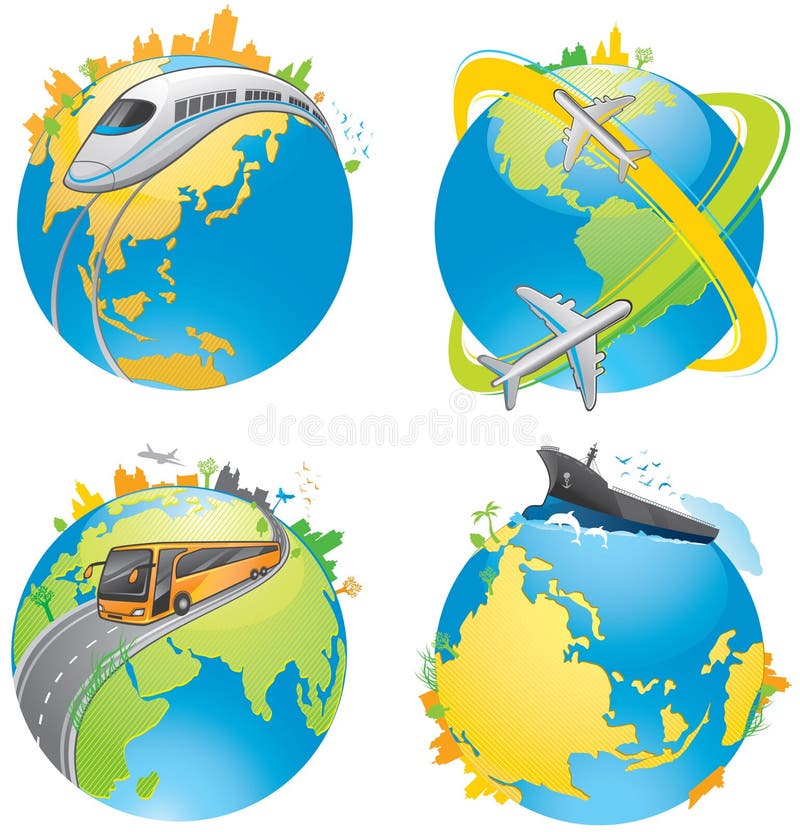 Earth transportation stock vector. Illustration of ocean - 11353101