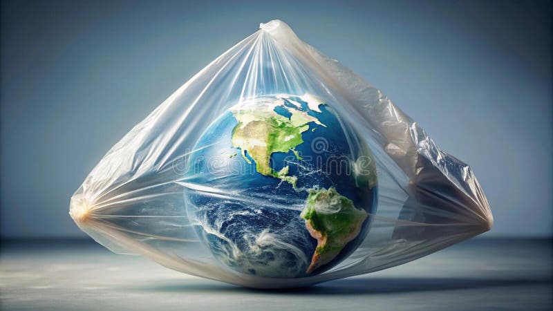 The Earth, Trapped in a Disposable Package: a Visual Representation of ...