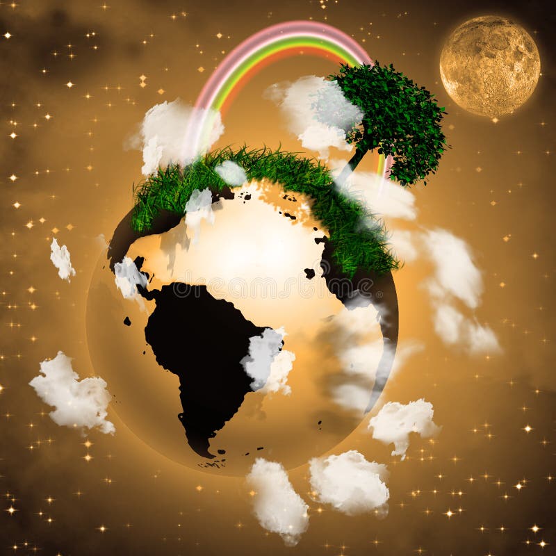 Little Planet stock illustration. Illustration of creative - 169111565