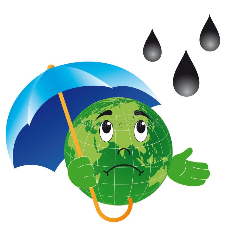 Acid rain stock vector. Illustration of global, environment - 11777836