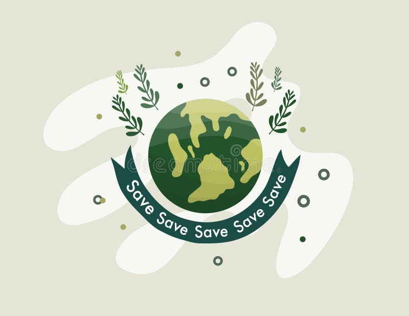 Earth Vector Design for Environment Ozone and Earth Day Event Stock ...