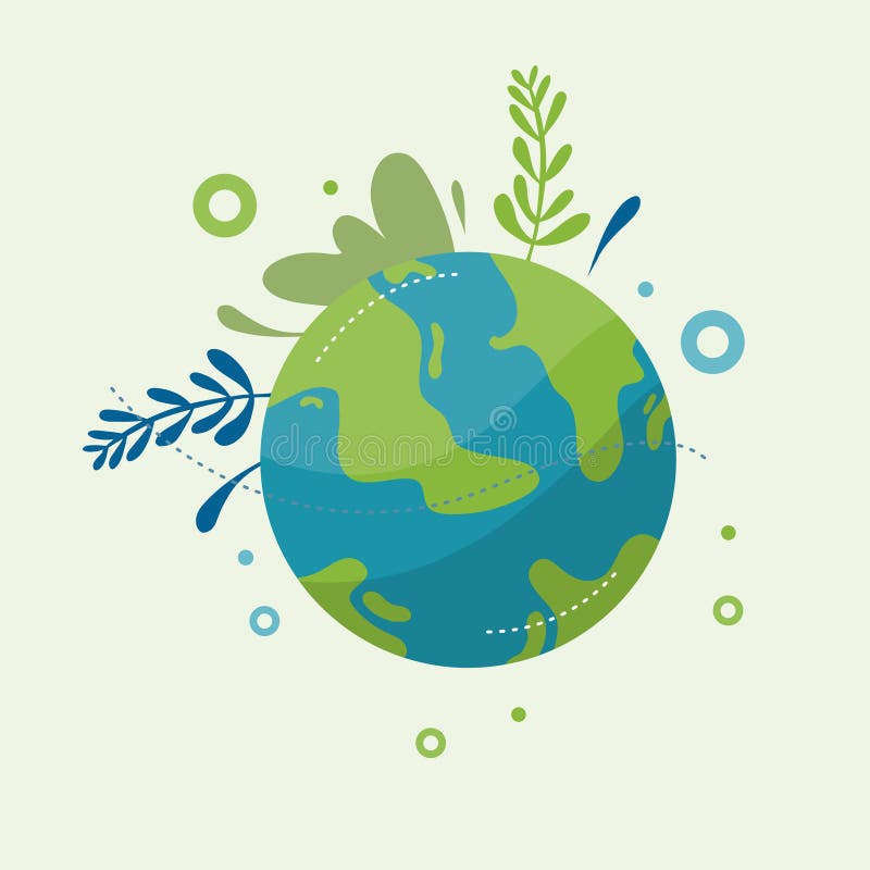Earth Vector Design for Ozone and Earth Day Event Stock Vector ...