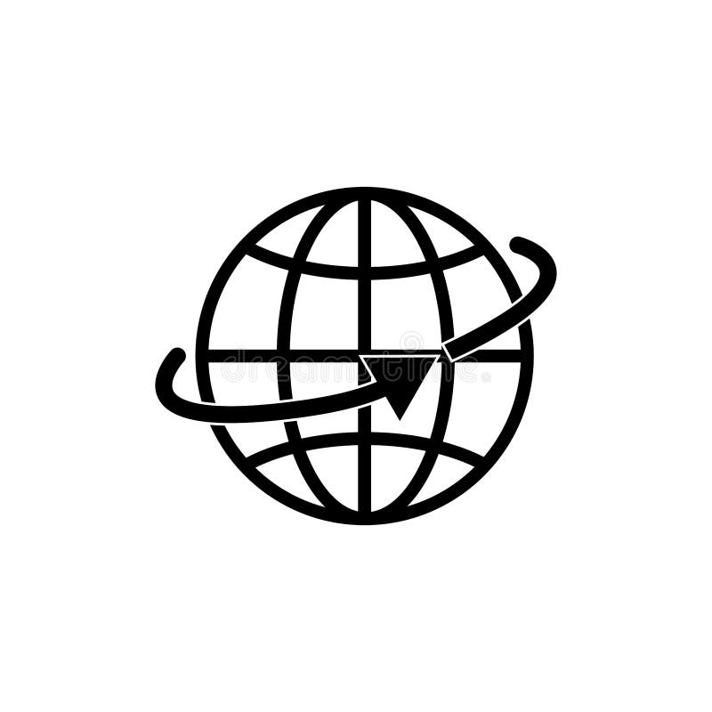 Earth Vector Icons Set. Global Communication Icon Set. Globe and Earth ...