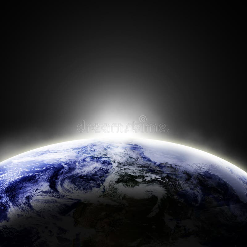 Earth top view stock illustration. Illustration of concept - 7075858