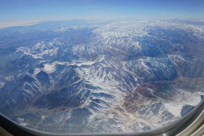 Earth view from above stock image. Image of cold, flying - 67399071