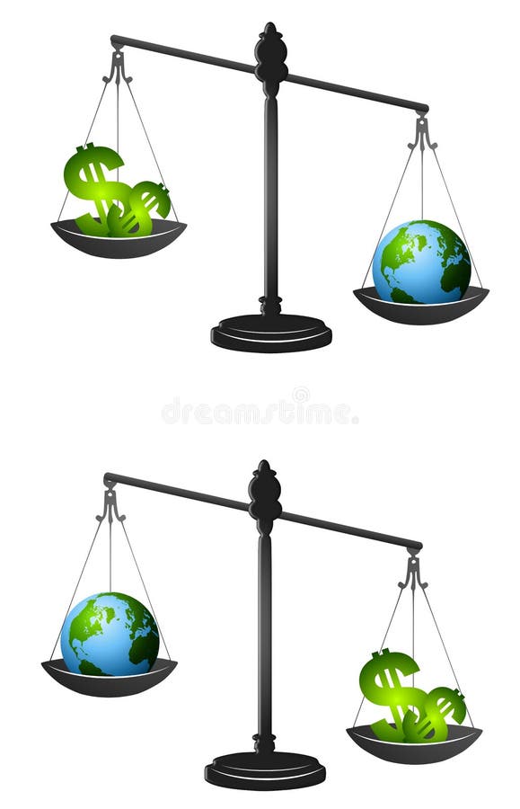 Money Earth Global Economy stock illustration. Illustration of clip ...