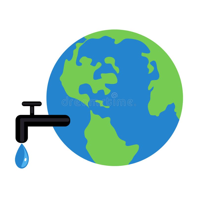 Water resource logo vector stock vector. Illustration of faucet - 246248067