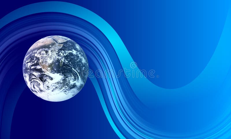 Earth Wavy Background. Earth Technology Communication Stock ...