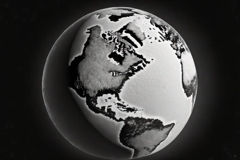 Earth, in white, alone stock image. Image of land, white - 271855173