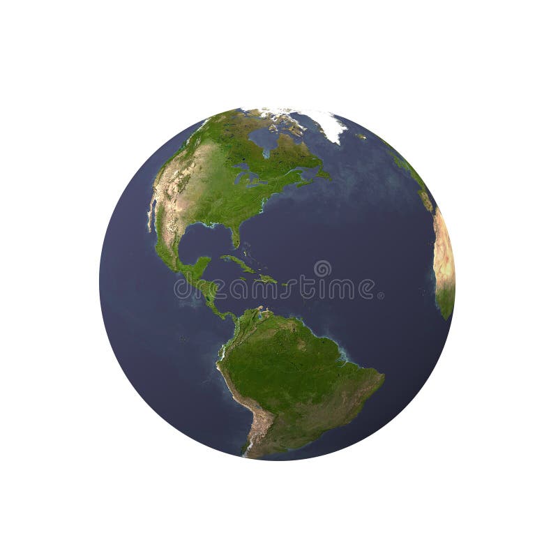 Rust Earth planet 3D Globe stock image. Illustration of coordinates ...