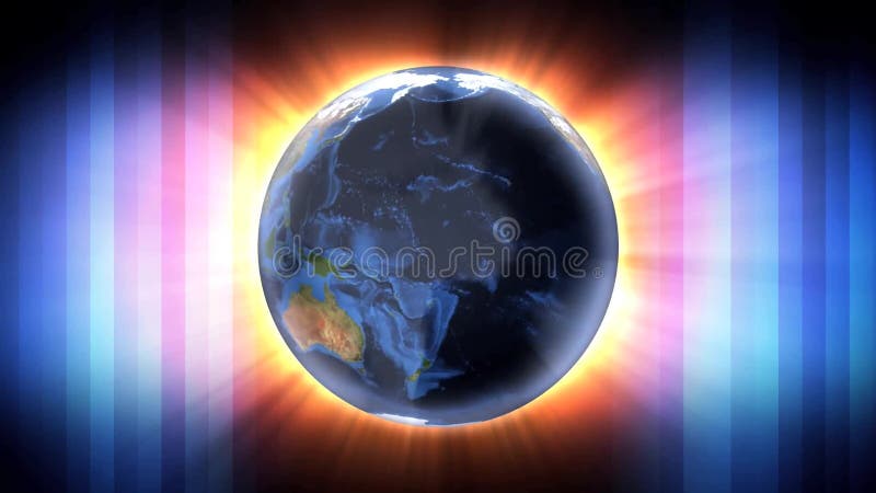 World Map Colorful with Tablet Animation Stock Video - Video of connect ...