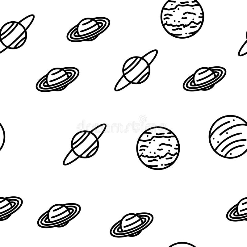 Earth World Globe Planet Vector Seamless Pattern Stock Illustration ...