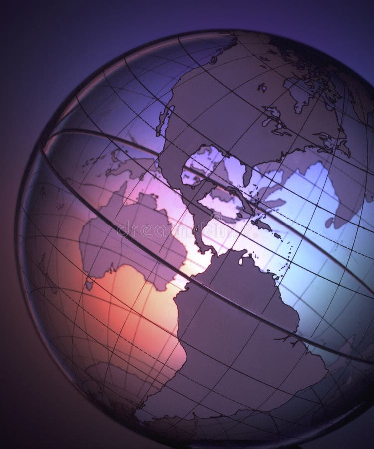 Transparent Wire Frame Globe World Earth Map Abstract Background Stock ...