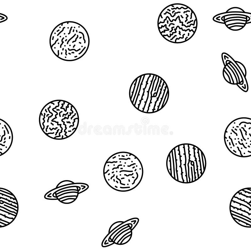 Earth World Planet Globe Map Vector Seamless Pattern Stock Illustration ...