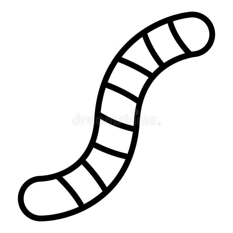 Earthworm Outline Stock Illustrations – 328 Earthworm Outline Stock ...