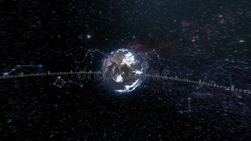Earth and Zodiac Constellations Stock Video - Video of astro, virgo ...