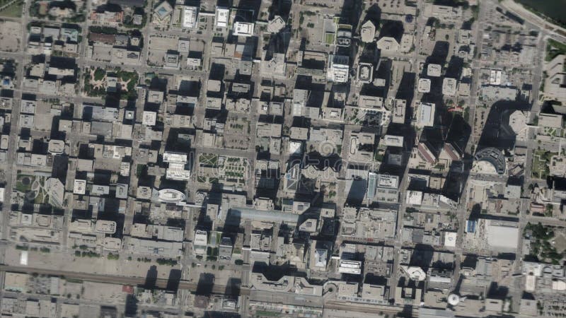 Earth Zoom from Space on Calgary - Canada. and Zoom Out through Clouds ...