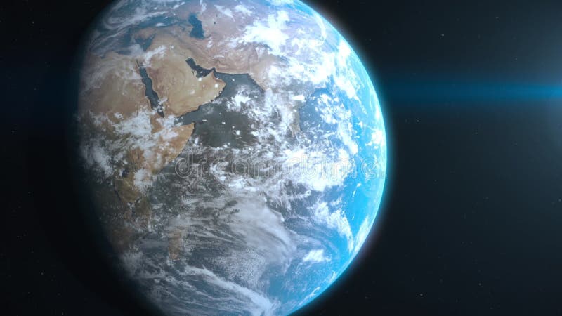 Earth Zoomed in Space with Stars Stock Video - Video of fitness, apple ...