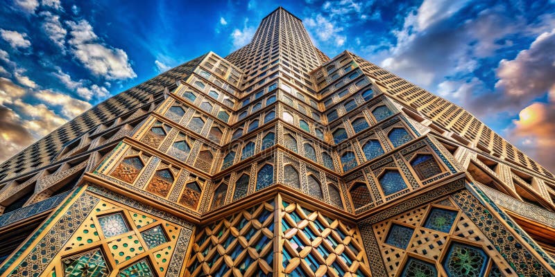 EarthBuilt Skyscraper an Architectural Marvel with Intricate Geometric ...