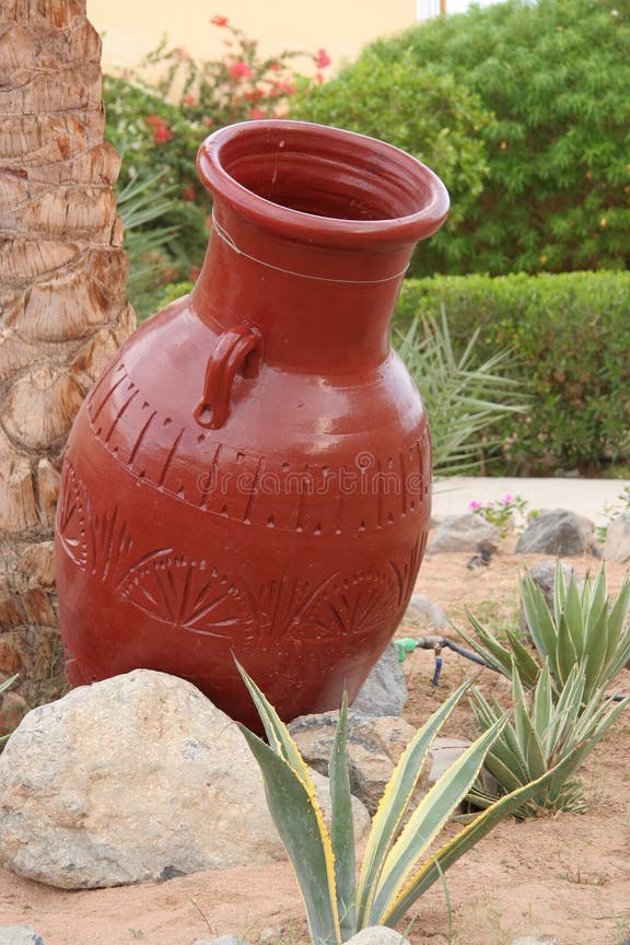 Earthen jug stock photo. Image of design, exotic, landscape - 11572940