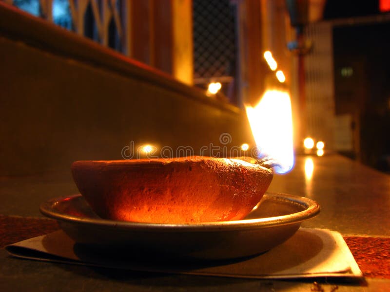 Earthen Lamp editorial photo. Image of colours, asia, artist - 3570111