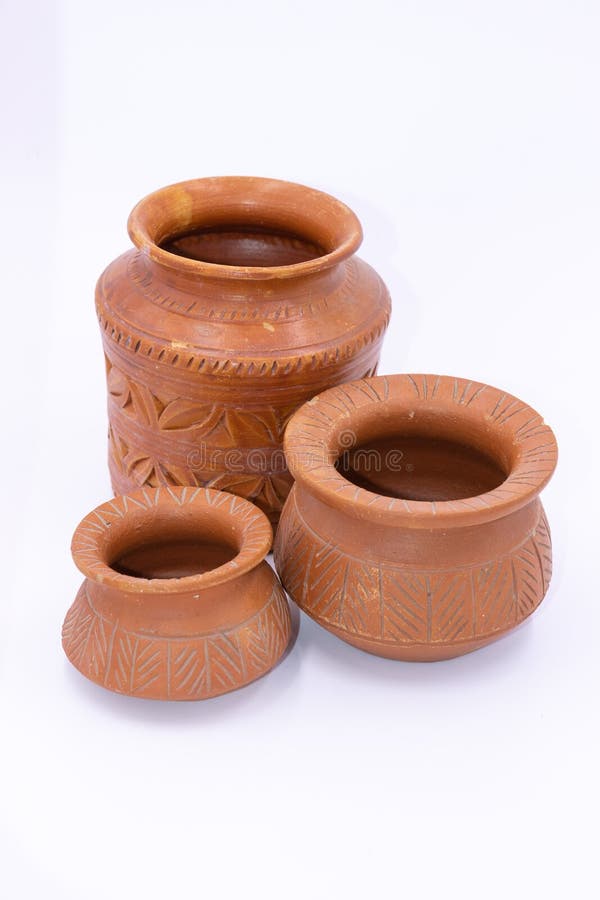 Earthen Pottery Tea Cup and Saucer Stock Image - Image of earthen ...